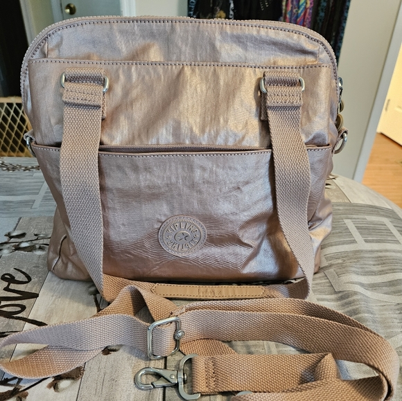 Kipling | Bags | Kipling Rose Gold Crossbodyshoulder Bag | Poshmark